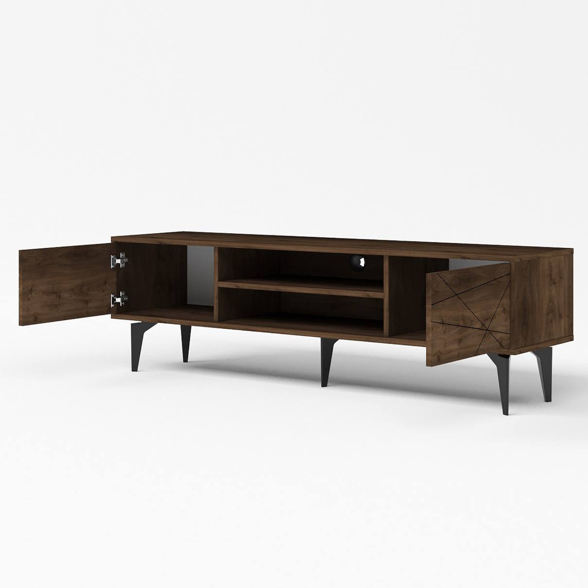 TV komoda BRENDON orech | Sconto