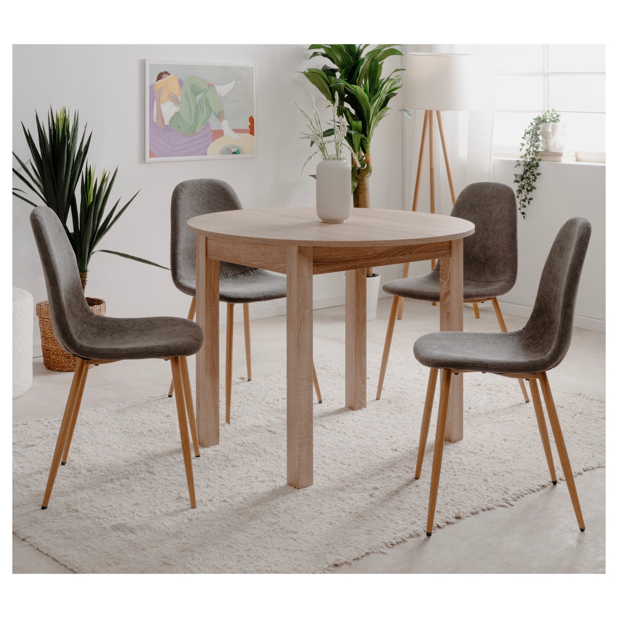 Jedálenský stôl BUD dub sonoma, šírka 100 cm | Sconto