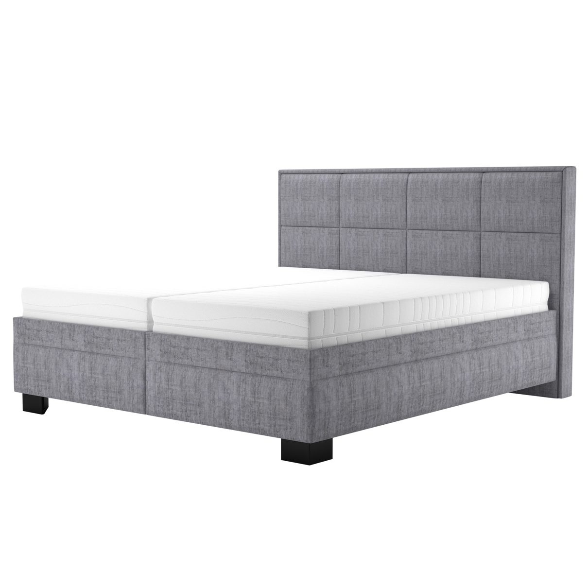 Posteľ s polohovacím roštom ELA 2 sivomodrá, 180x200 cm | Sconto