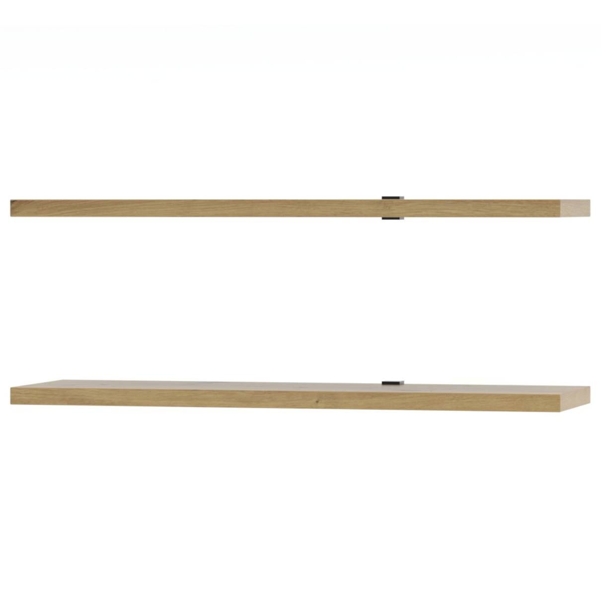 Nástenné police FRESNO 2 dub artisan, sada 2 ks | Sconto