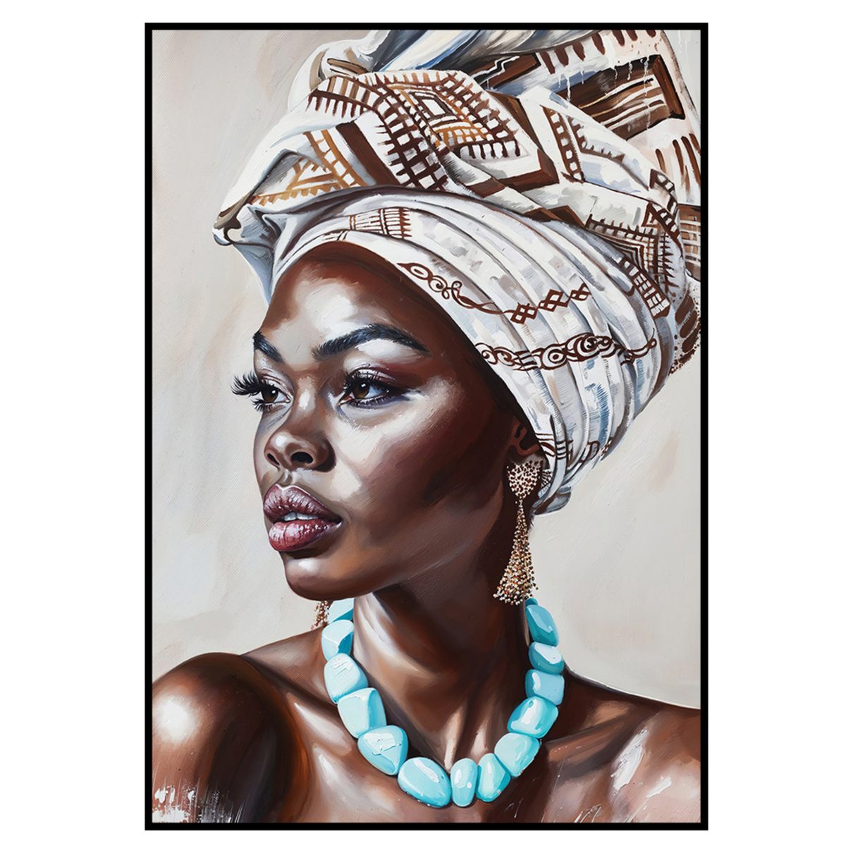 Obraz na plátne s rámom GIRL XV 70x100 cm | Sconto
