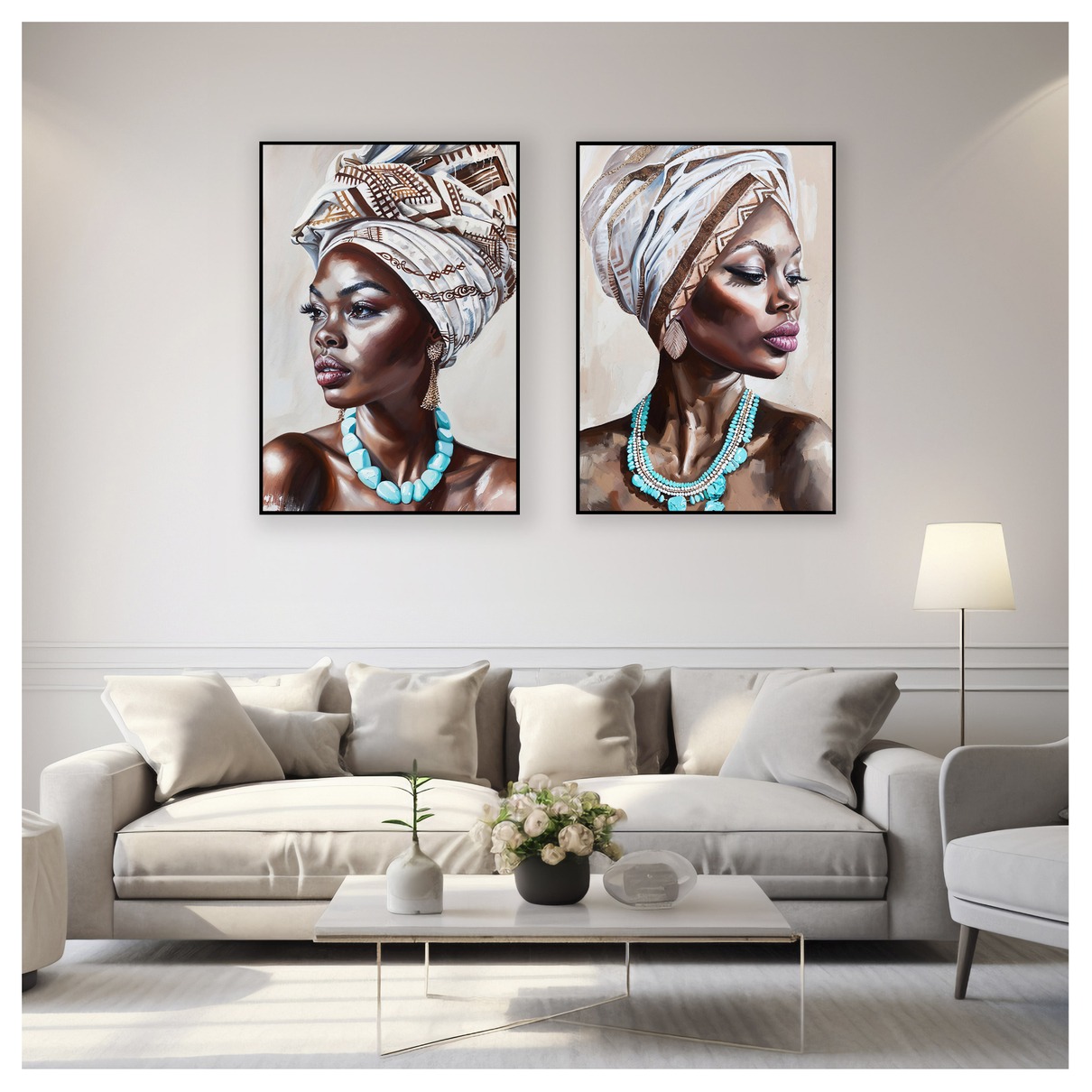 Obraz na plátne s rámom GIRL XV 70x100 cm | Sconto