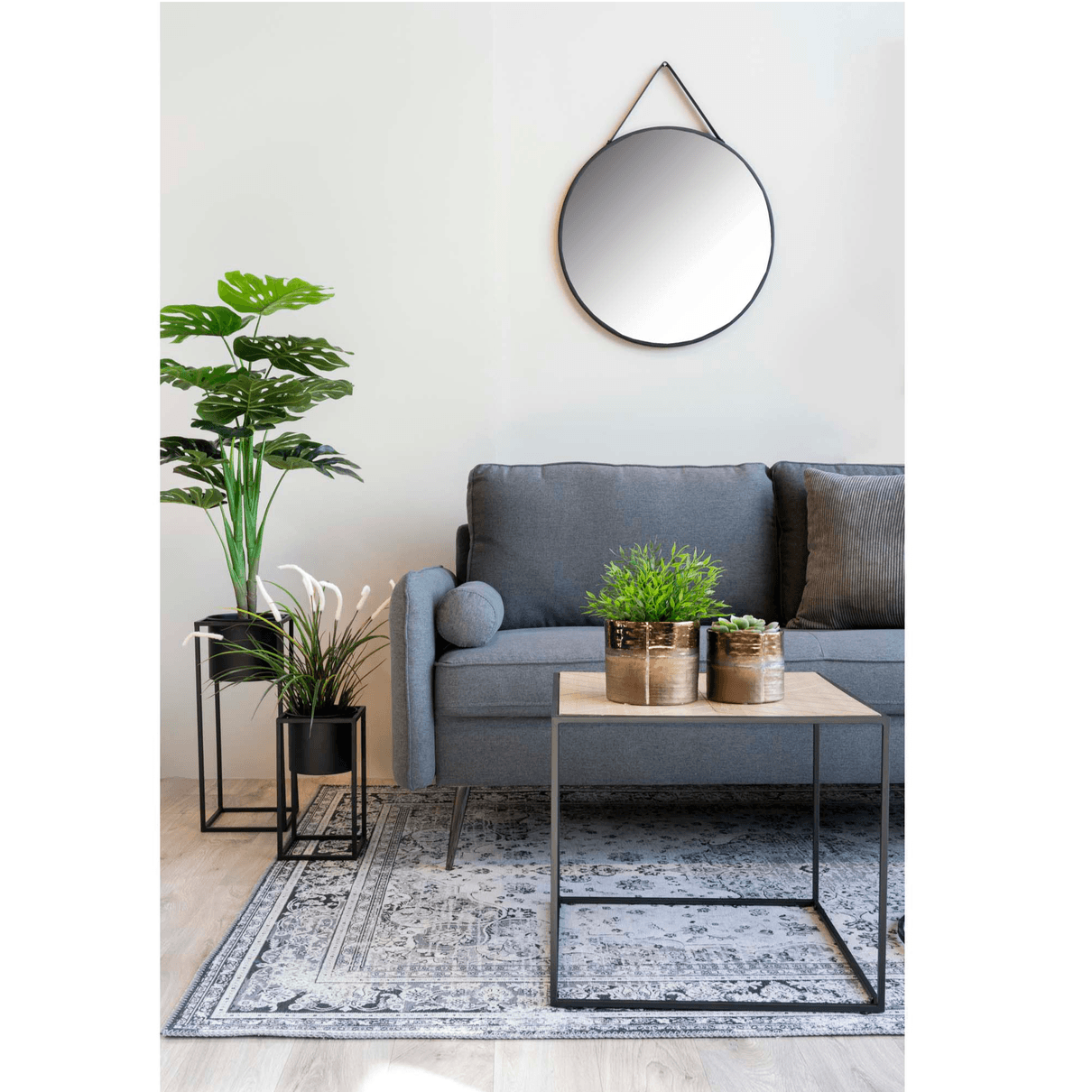 Sada kvetináčov MORLO čierna, 2 ks | Sconto